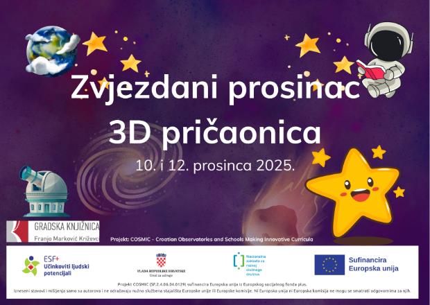 Zvjezdani prosinac - 3D pričaonica u križevačkoj knjižnici - križevci.tv